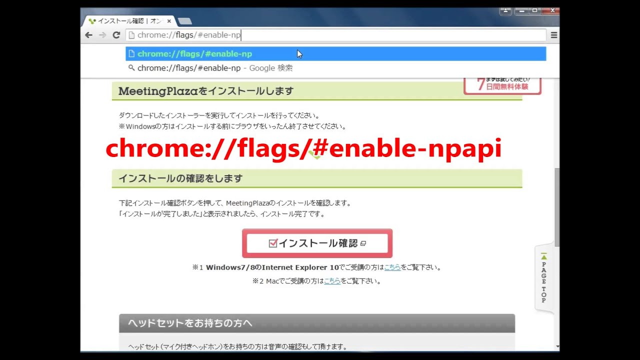 Chrome FlagsでNPAPIを有効化する方法：Windows 10での設定手順 ※